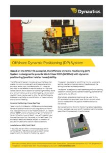 Datasheet_Offshore Dynamic Positioning (DP) System - Dynautics